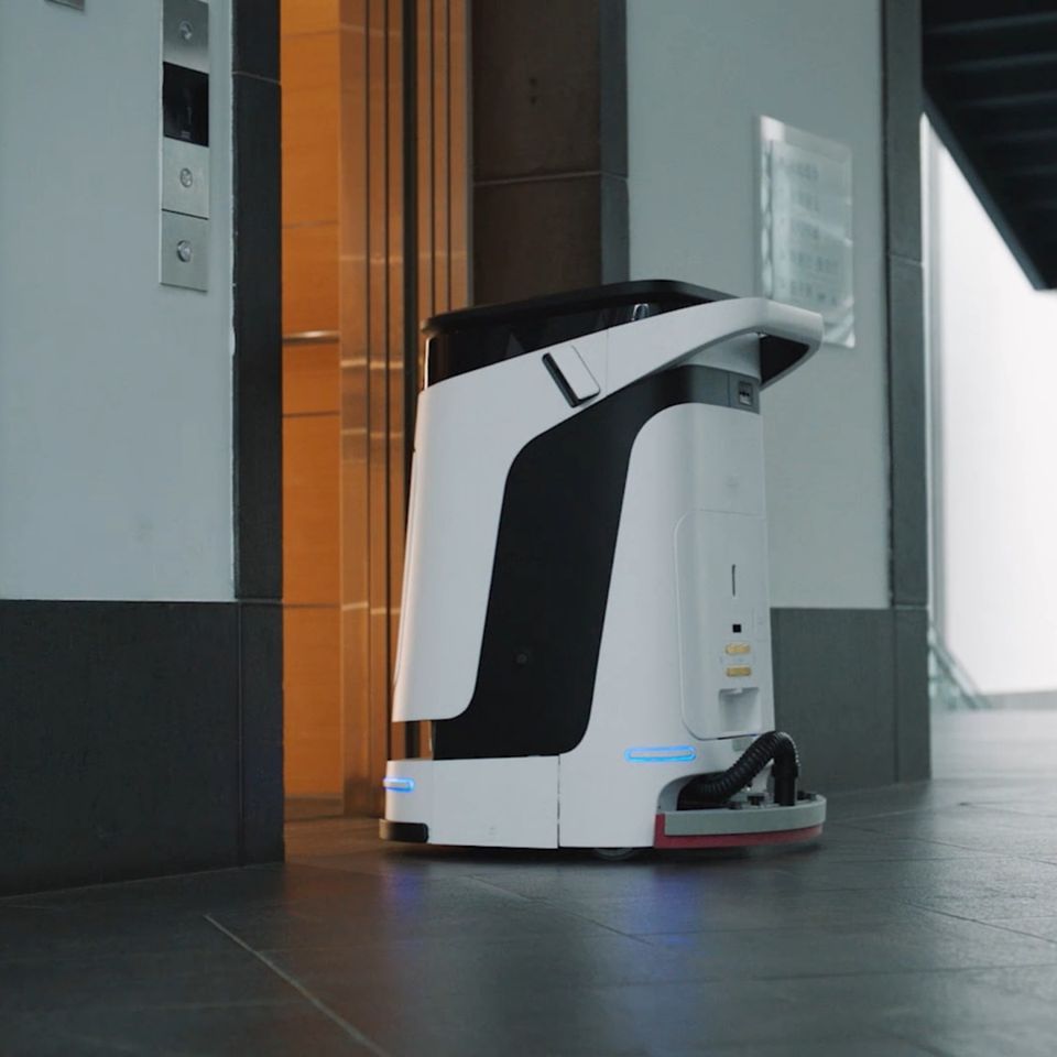 ECOVACS Commercial Autonomous Floor Scrubber Robot Smart Navigation ...