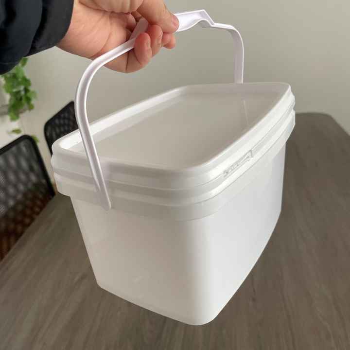 Bucket Rectangle Food Grade PP Plastic Container 3 Liter Packaging Bucket| Alibaba.com