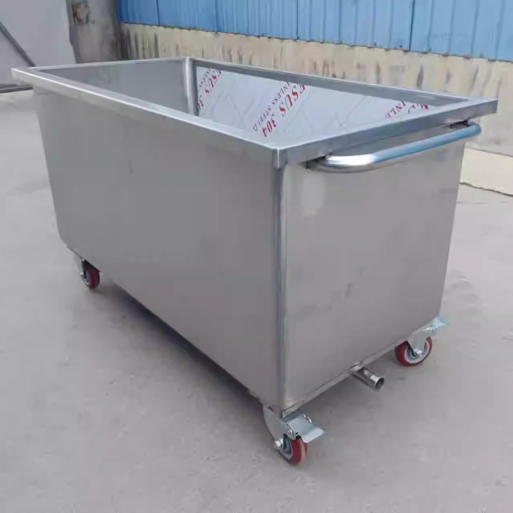 Commercial Ingredient Stainless Bins Kitchen Food Flour Storage ...