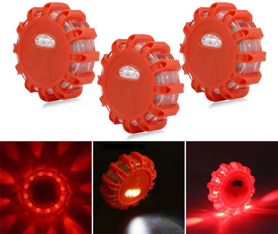 Chargeable Warning Lights Multifunction Roadside Emergency Flare ...