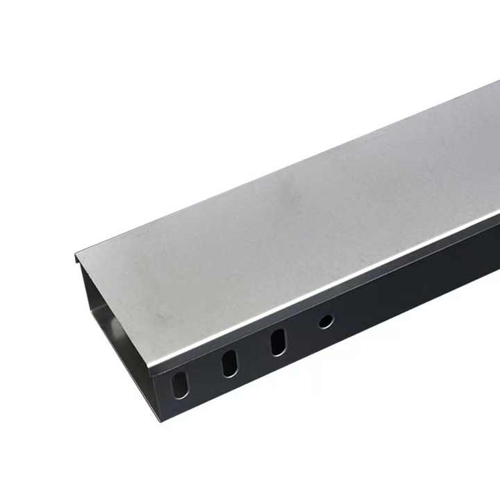 Fireproof spray plastic trough type cable tray 150*100 stainless steel ...