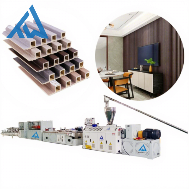 PVC Wall Cladding Fluted Panel Making Machine Laminated PVC Great Wall ...