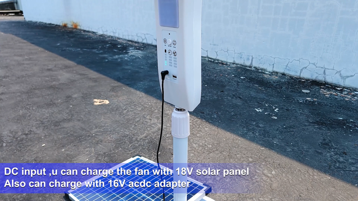 2023 Oem New Products 12v Dc Solar Fan With Battery Backup Cooling ...