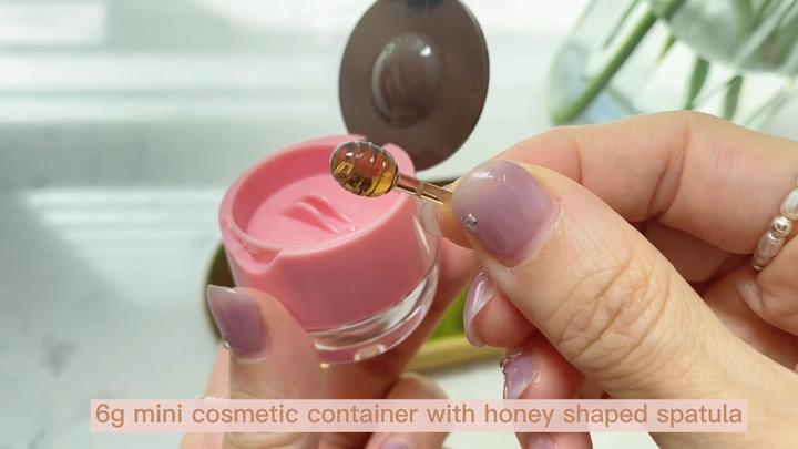 6g Mini Lip Mask Container - Cute Honey Pot Lip Balm Jar