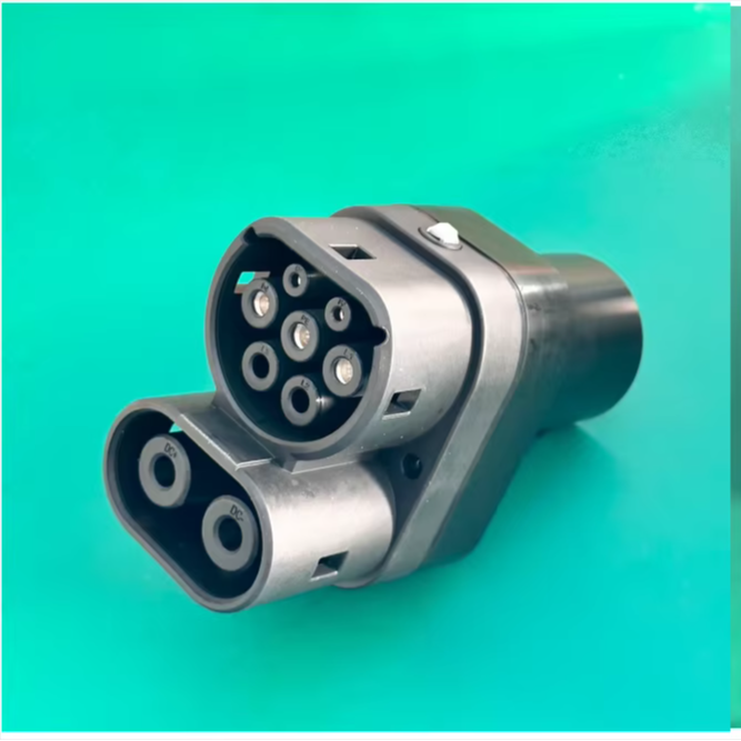 Nacs to CCS2 Converter Evse Charging Connector Ce Ev Dc Charger Nacs to ...
