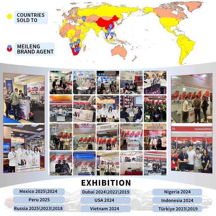 MEILENG Rubber Engine Mounting 50880-TLA-A01 L15BE Car Upper Torque Rod ...