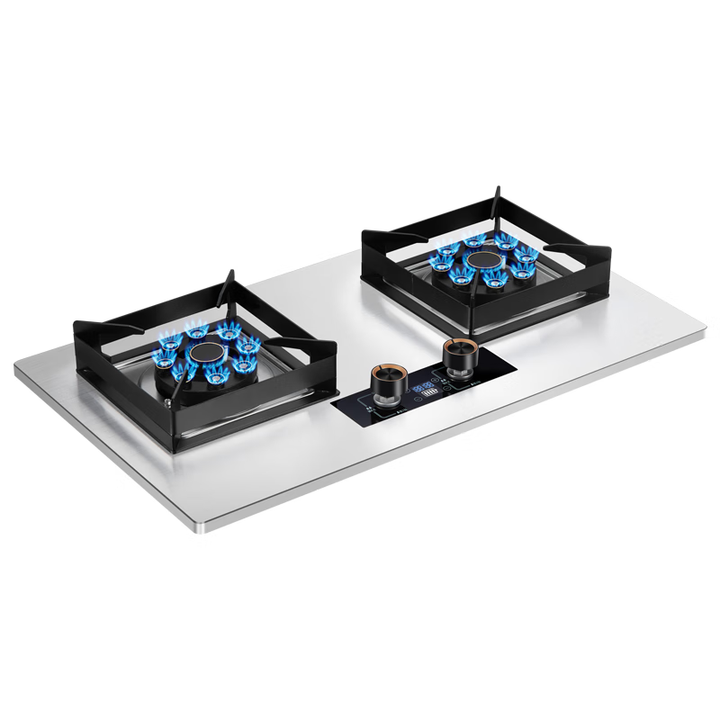 Timed gas cooker LPG smart Timer gas cooktops stainless steels top ...