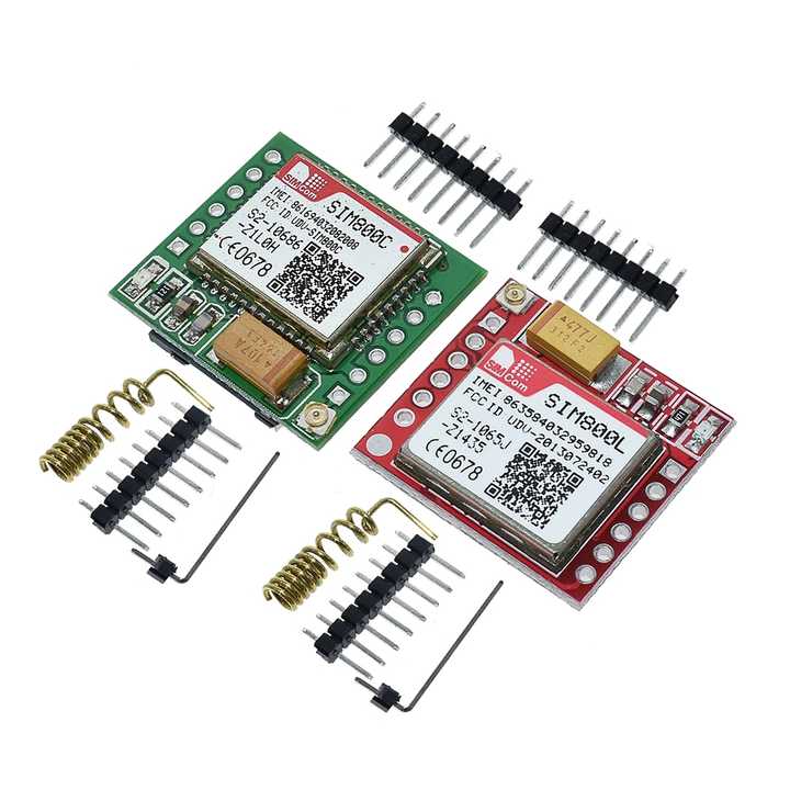 Smallest SIM800L SIM800C GPRS GSM Module Micro SIM Card Core BOard Quad ...