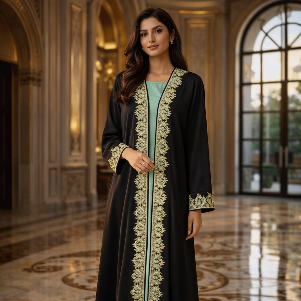 2026 Luxury High Quality Abaya Maxi Dress Casual Style Breathable ...