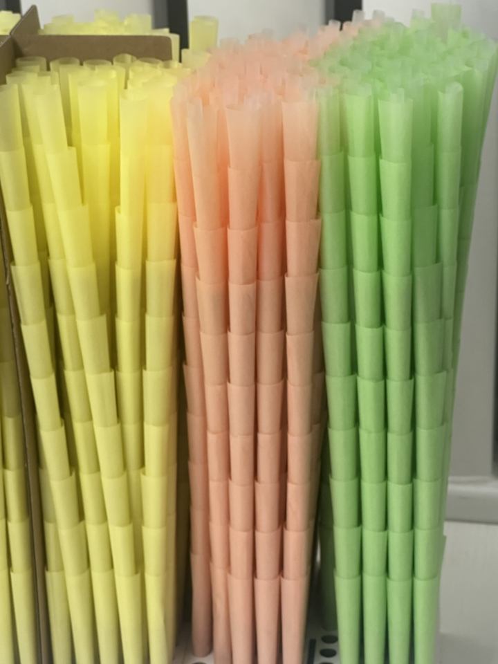 Simple Handmade Natural Paper Tubes Empty Craft Paper Packaging Crown ...