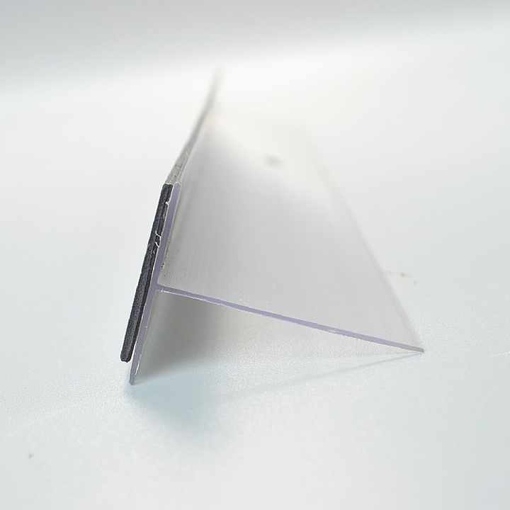 T Shape Divider PVC Strip Shelf Taker Holders for Supermarket