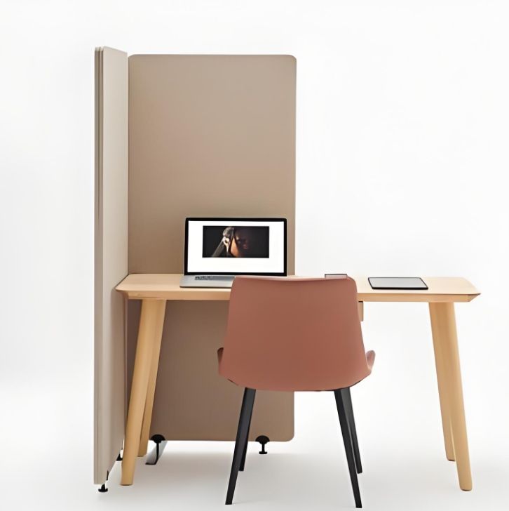 Polyester Fiber Free Standing Modern Dividers Fireproof Sound Absorbing ...