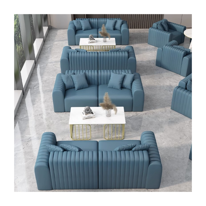 Fashion hotel furniture Caramel Sofas Cafe Table Double Seat Commercial ...