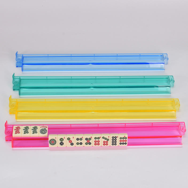 American Mahjong Push Ruler Mahjong Ruler 16 Inch Transparent Colorful ...