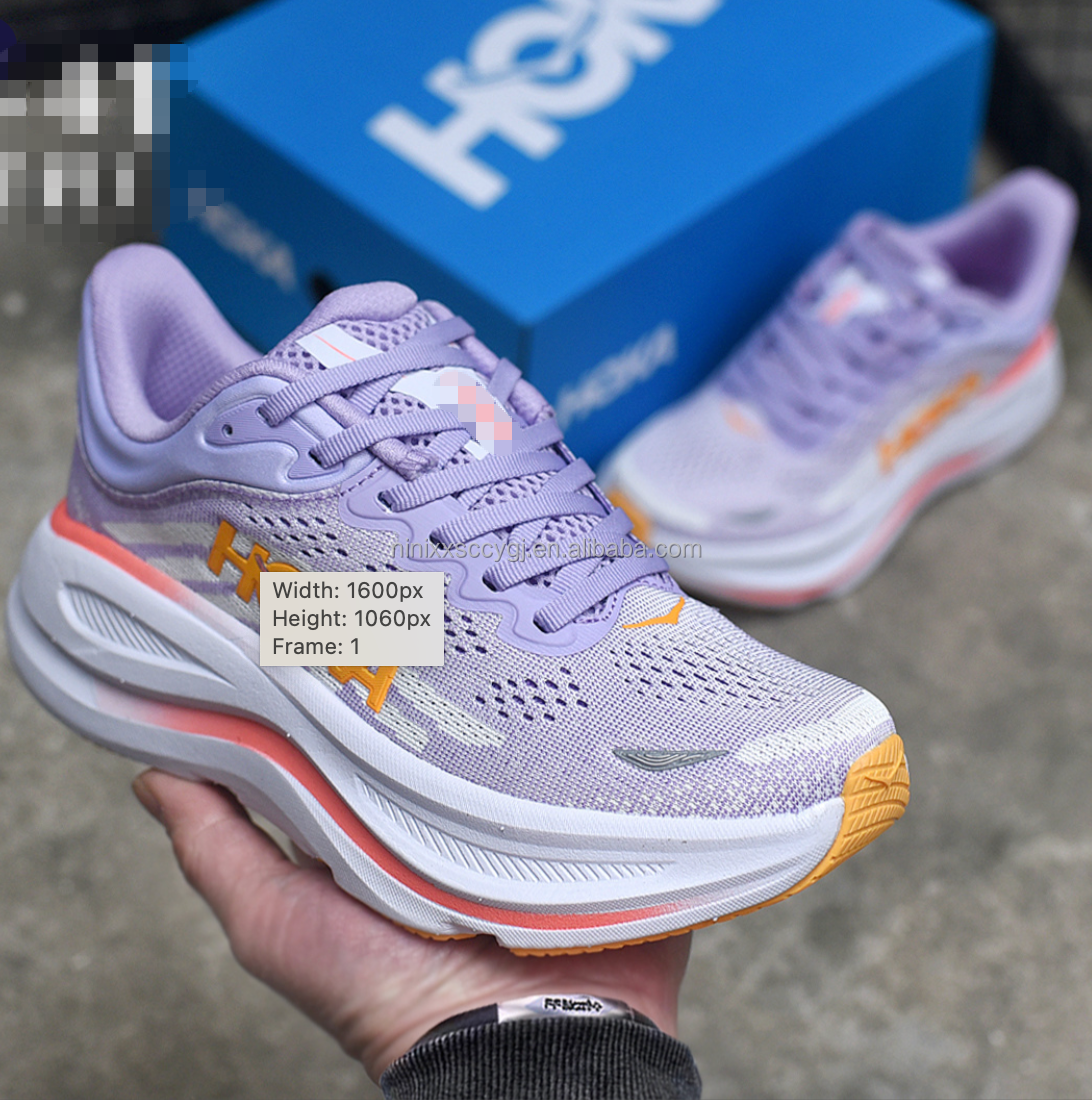 Hoka Bondi White - Lightweight Cushioning Running Shoes