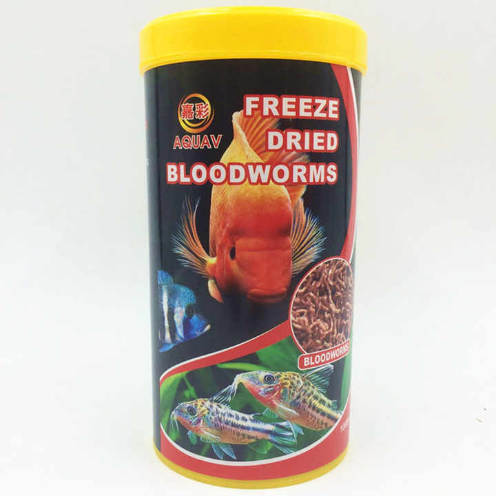 Dried Blood Freeze Insect Red Worm Food Aquarium Tank Tropical Kiss ...