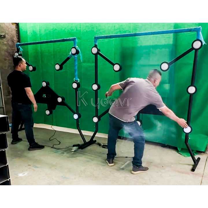 Amusement Park Carnival Booth Win Prize Game Push Led Button Speed ...