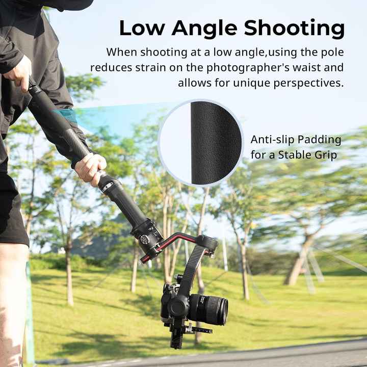 For Gimbal Extension Pole 15" / 37cm Carbon Fiber Stabilizer Arm Anti ...