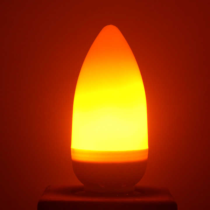 E27 E26 E14 E12 LED Bulb Lights Christmas Halloween Decoration Flame ...