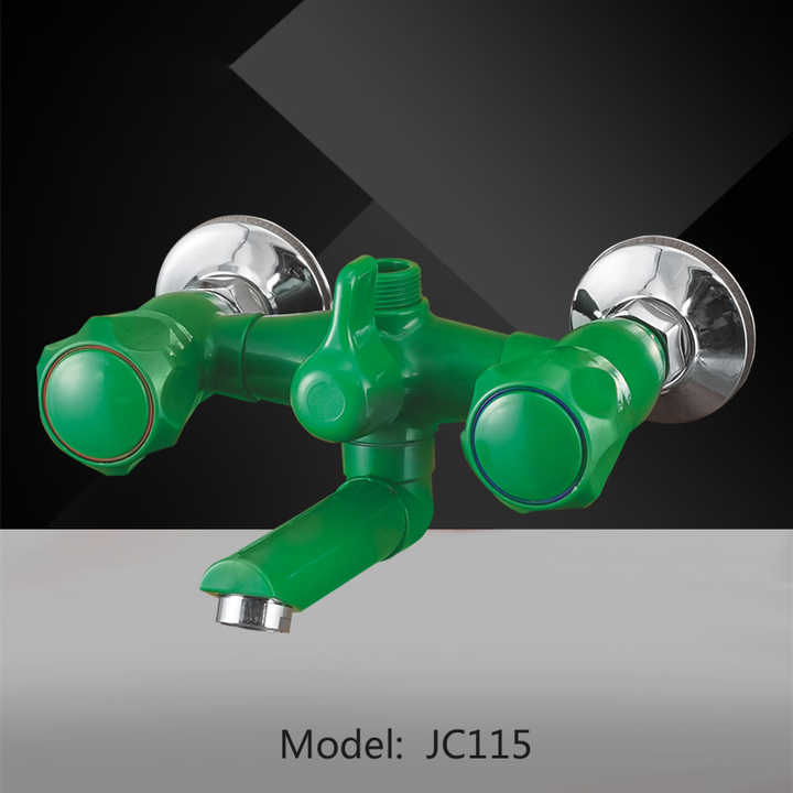 7 Holes PPR Bathroom Hot and Cold Water Mixer - Plastic Shower Faucet