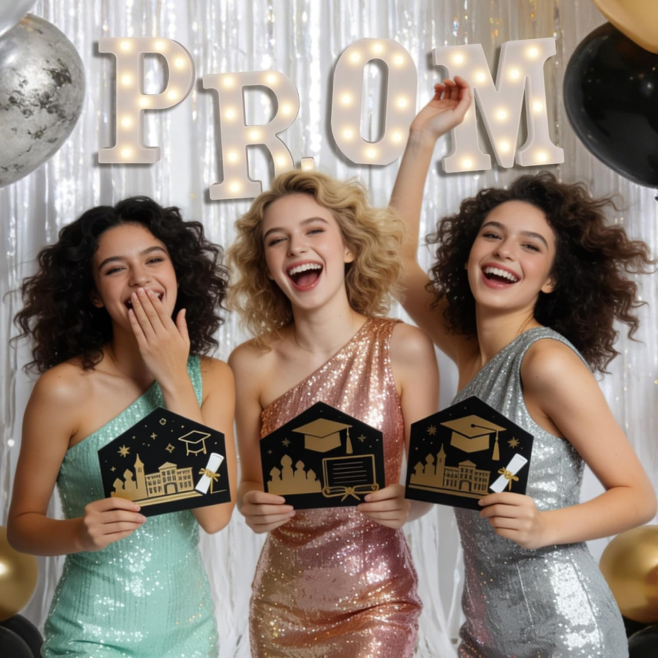 Prom Night LED Letter Lights Glowing Prom Sign Lamp, Suitable for ...