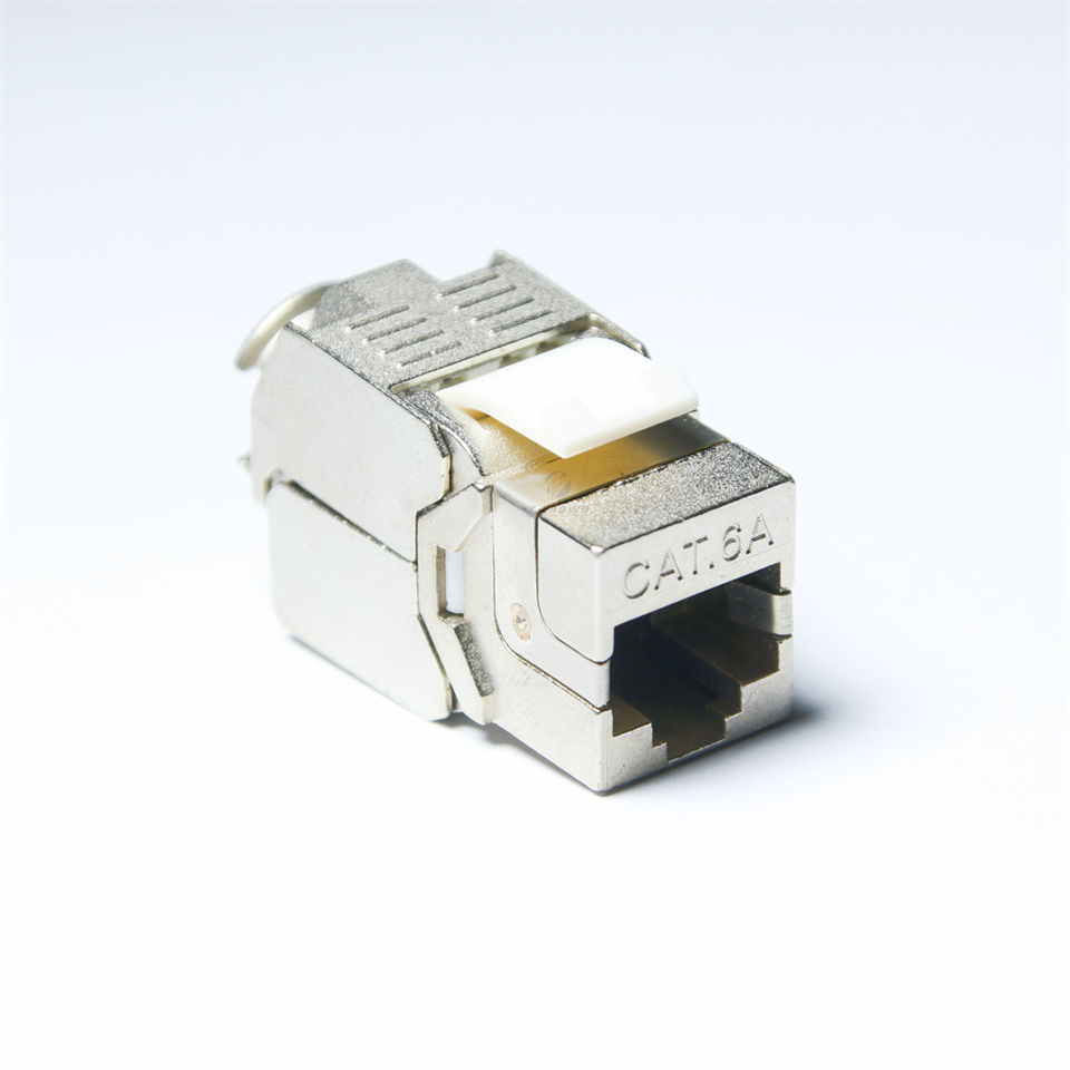 90 degree cat6 keystone jack t568a/b waterproof lan rj45 ethernet ...