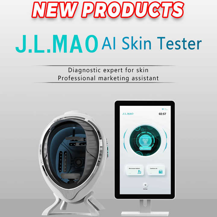JLM Ai Smart Skin Detector Magic Mirror for Facial Analysis UV Layer ...