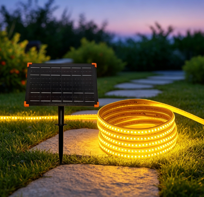 24V RGB Flexible Silicone Neon Strip Light Outdoor 5M/10M Remote & App ...