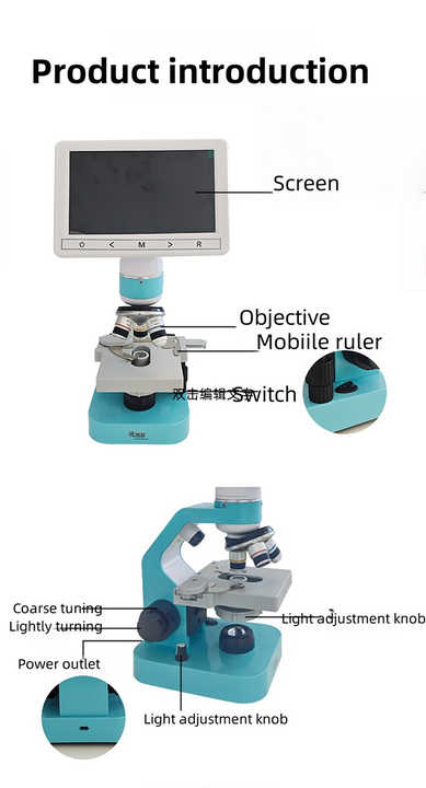 HD Observation Latest Low-Cost Portable 7-Inch Veterinary Microscope ...