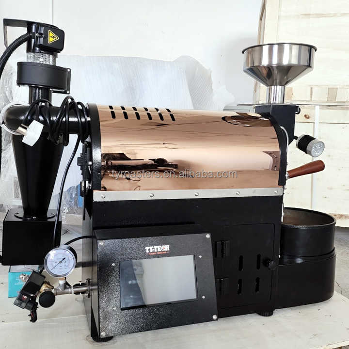 Stainless Steel Gas Powered Coffee Roaster Machine for Home, Hotel, and ...