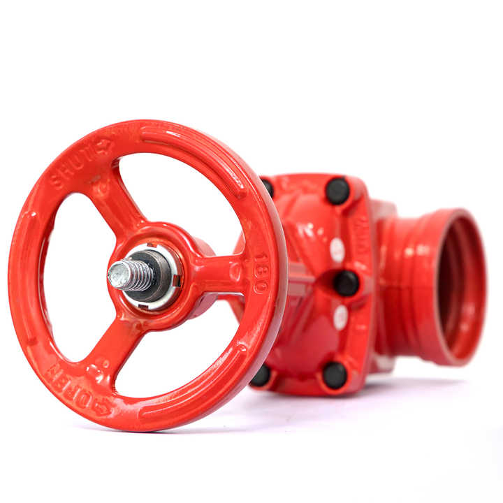 Gate Valve Price List Grooved Rising Stem Gate Valve DN40 50 65 80 100 ...