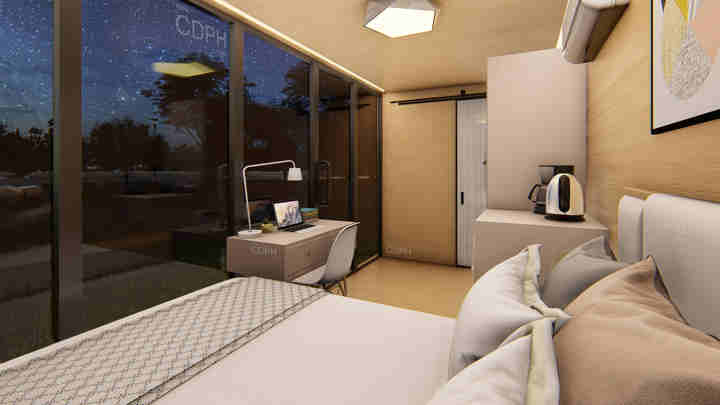 Smart Apple Cabin - Modern Modular 20ft Pod House