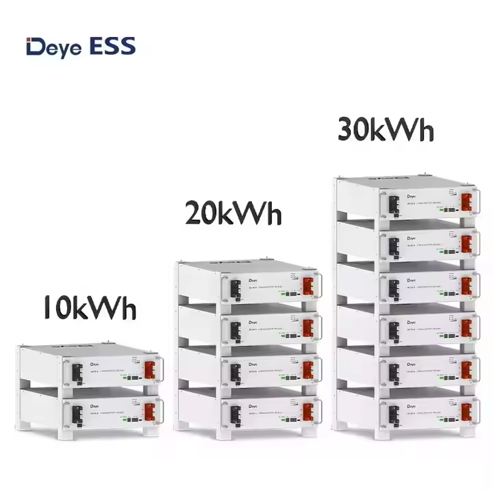 Deye SE-G5.1 Pro B Lithium Battery 51.2V 100ah 5kwh 10kwh 20kwh LiFePO4 ...