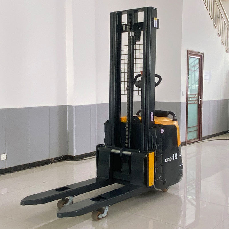 1500kg Multi-function Electric Stacker with Pallet Lift, High Quality ...