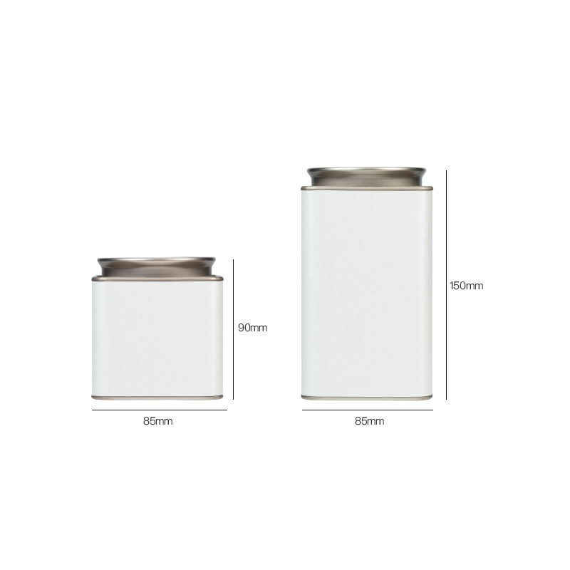 Tianhui Square Airtight Cans - Ideal for Tea & Coffee Beans