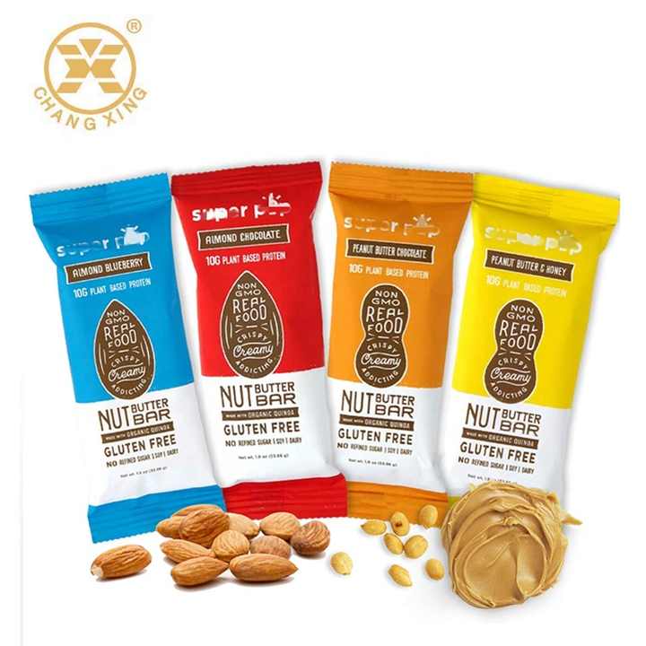 Customize Natural Paper Cereal Walnut Bar Packaging