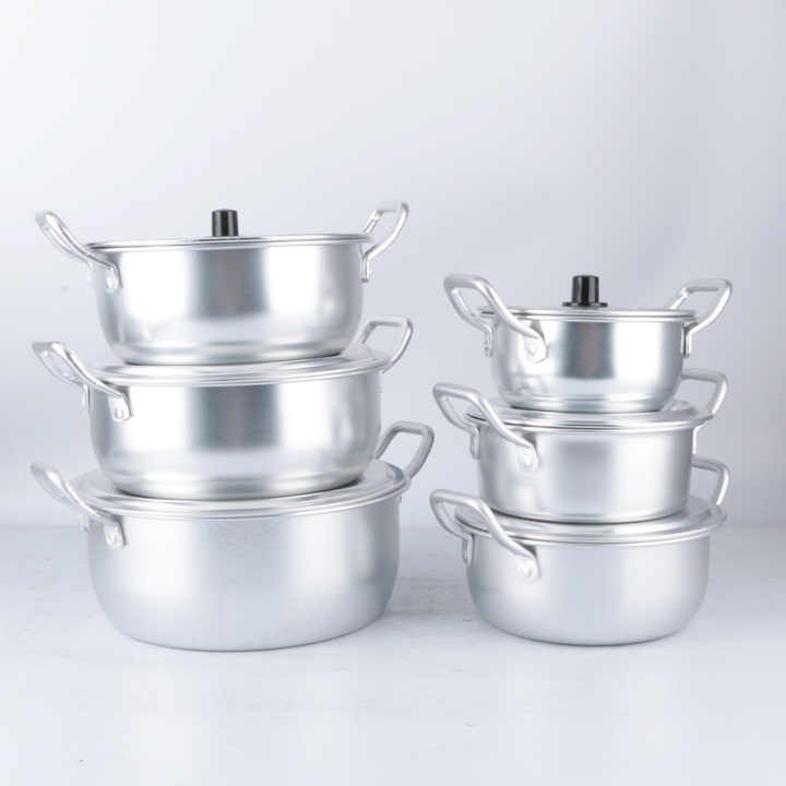Aluminum Kitchen Cookware Cooking Pot Multiple Size Stockpot Home ...