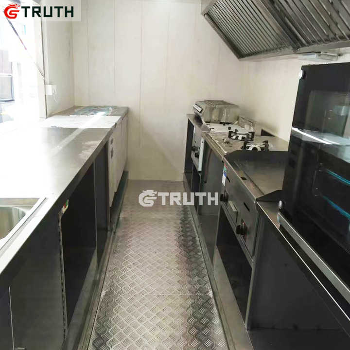 Outdoor Kebab Van Mobile Kitchen - Fast Food Buffet Car