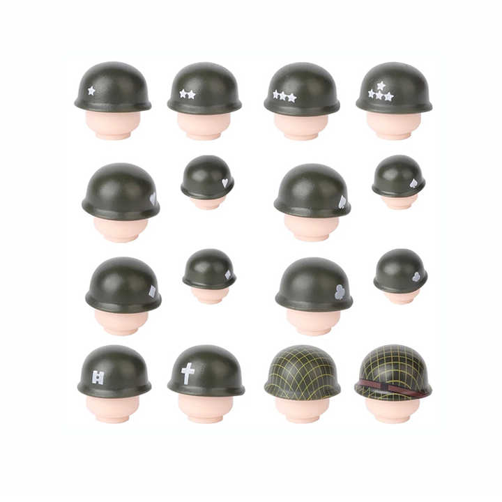 WW2 Mini Military Building Block Toy Set with US Soldier Figures ...