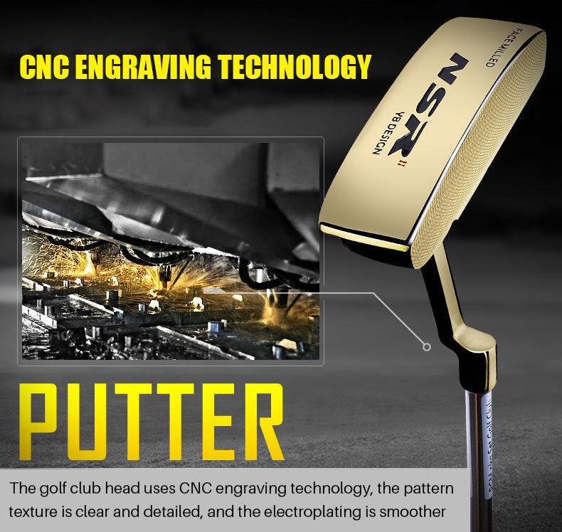 PGM TUG013 Golf NSR II Men Soft Stainless Steel CNC Putter-企业官网