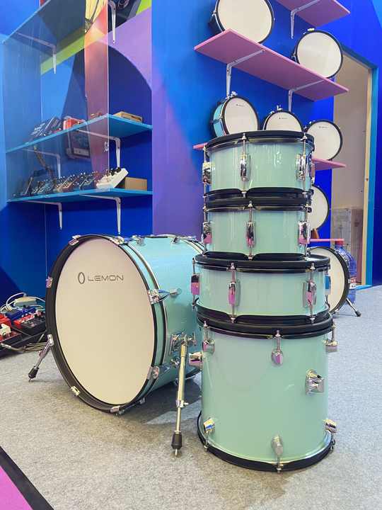 T950 DWG Lemon Drum Electric Drum Kit - All Mesh Heads