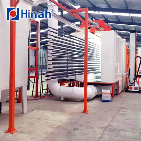 Aluminum Profile Powder Coating Line with Famous Brand PLC