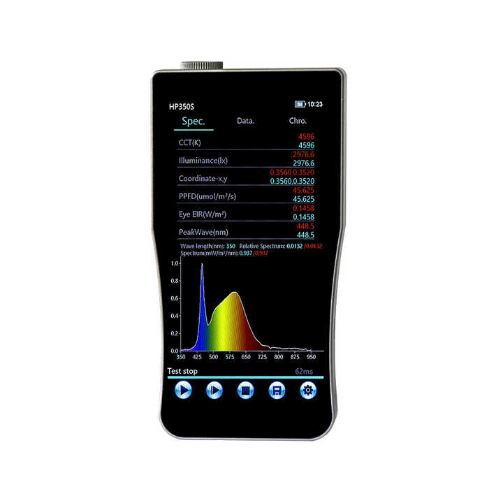 HP350S Handheld 350-950 nm Portable Spectrophotometer Light lux Sensor ...