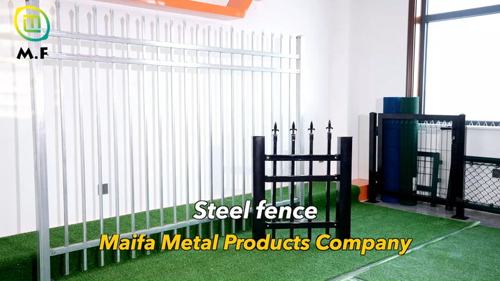 8 Ft Custom Zinc Metal Steel Fence Panels for Outdoor Security
