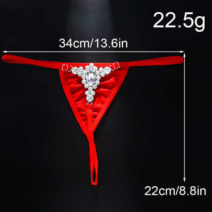 Sexy Bikini Brave Light Red Geometric Thong G-String Body Chain Sexy ...
