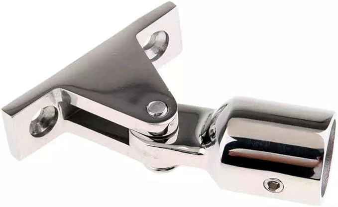 Stainless Steel 316 Marine Bimini Top 90 Degree Deck Hinges Base W/Bolt ...