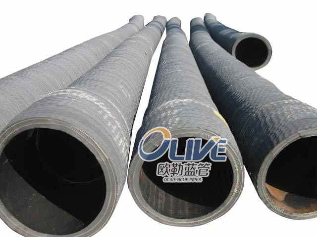 Marine Suction and Discharge Rubber Floating Dredging Hose Steel Core ...