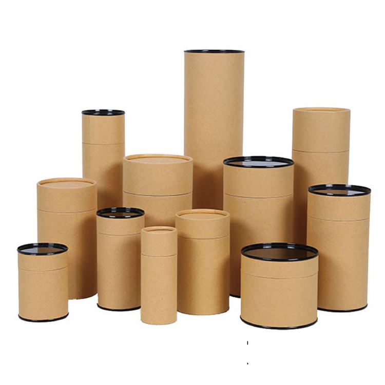 Cylinder Kraft Cardboard Paper Tubes Food Grade Food Grade Round ...