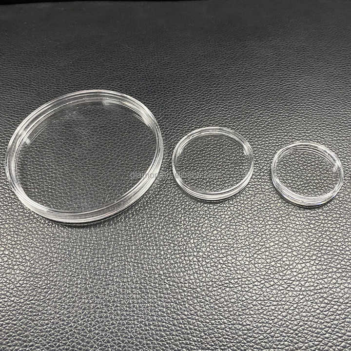 Custom Clear Acrylic Plastic Coin Capsule - Secure Storage