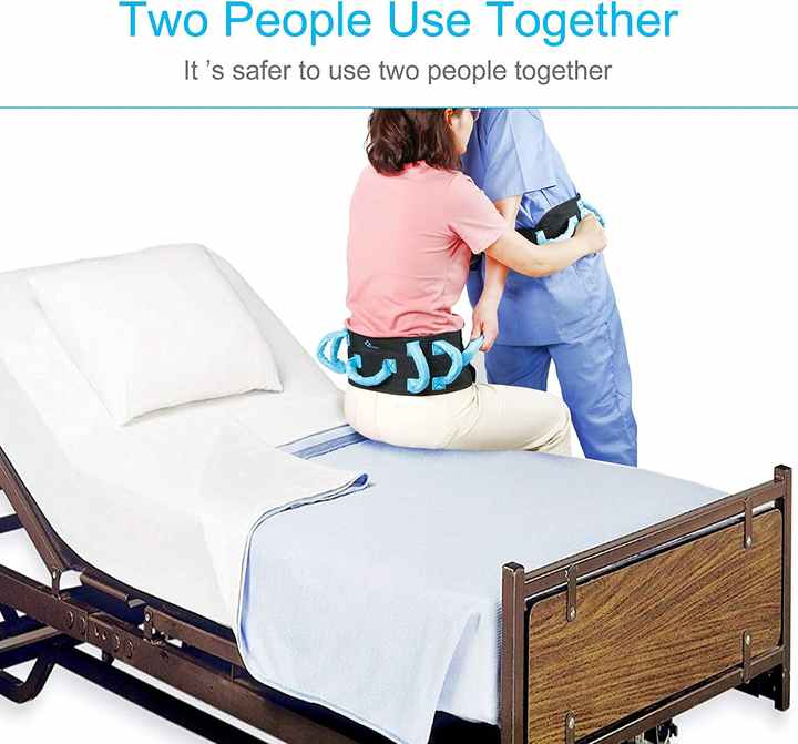 Medical Elderly Wheelchair Lift Assist Sling Pull Up Moving Patient ...